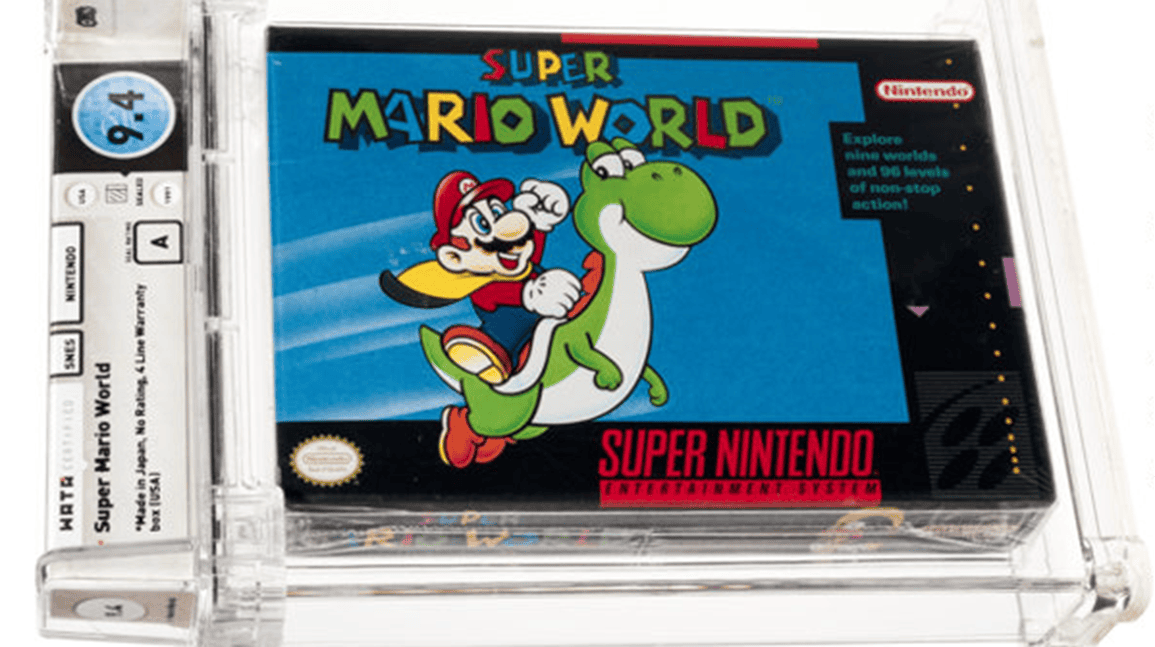 Auction recap: Sealed Super Mario World game hits $125k at Heritage | cllct
