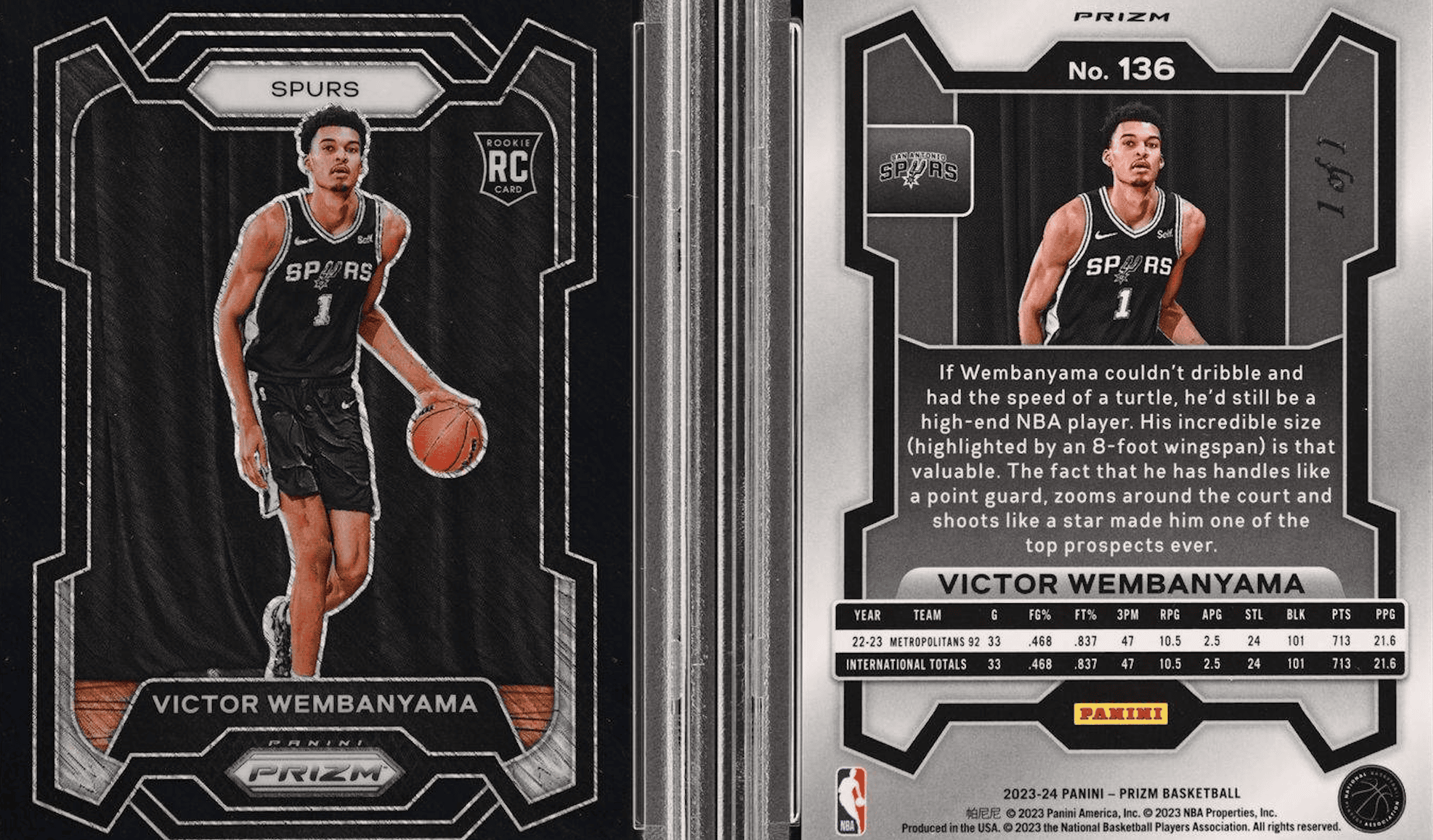 Victor Wembanyama card sells for $516,000, shattering record | cllct