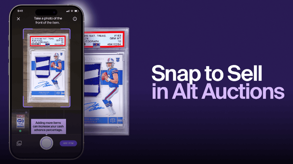 Alt to offer cash advances through new 'Snap to Sell' feature | cllct