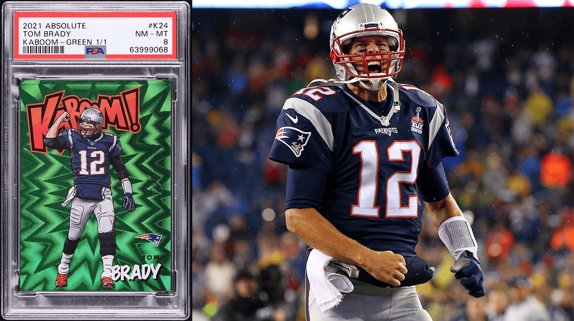Tom Brady Green Kaboom 1/1 sells for record $660k | cllct
