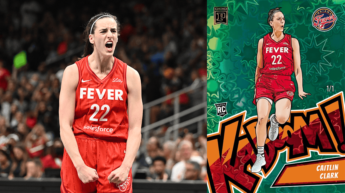 Caitlin Clark Green Kaboom NFT sells for record $175,000 | cllct