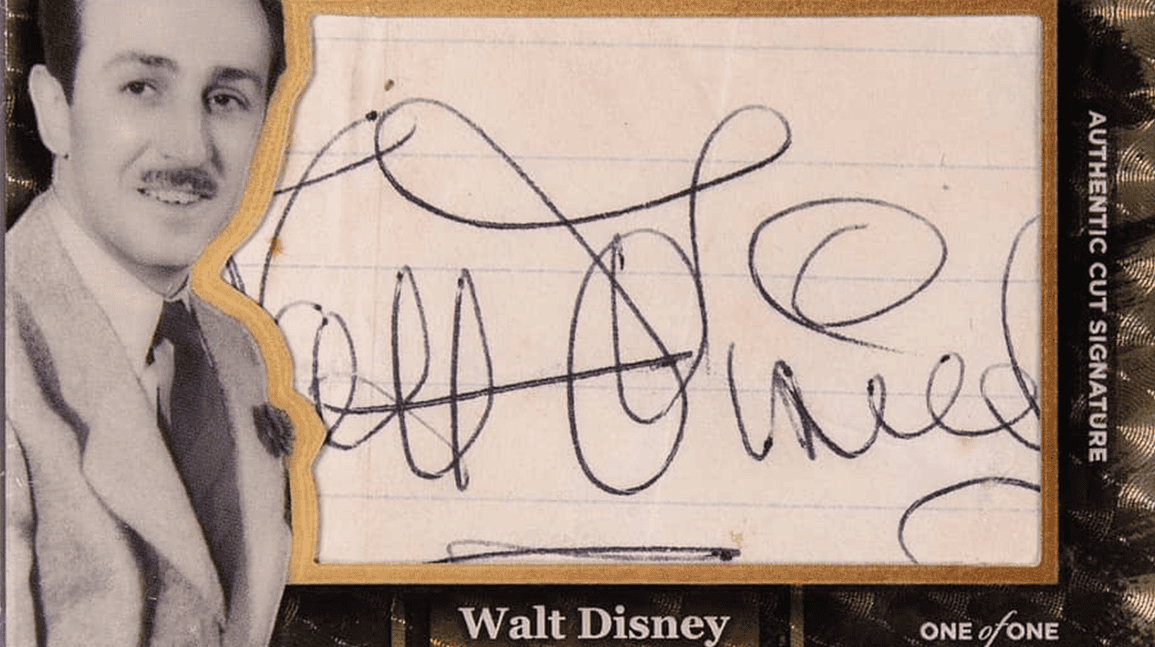 Walt Disney autograph seller reacts to cut selling for 400% more on ...