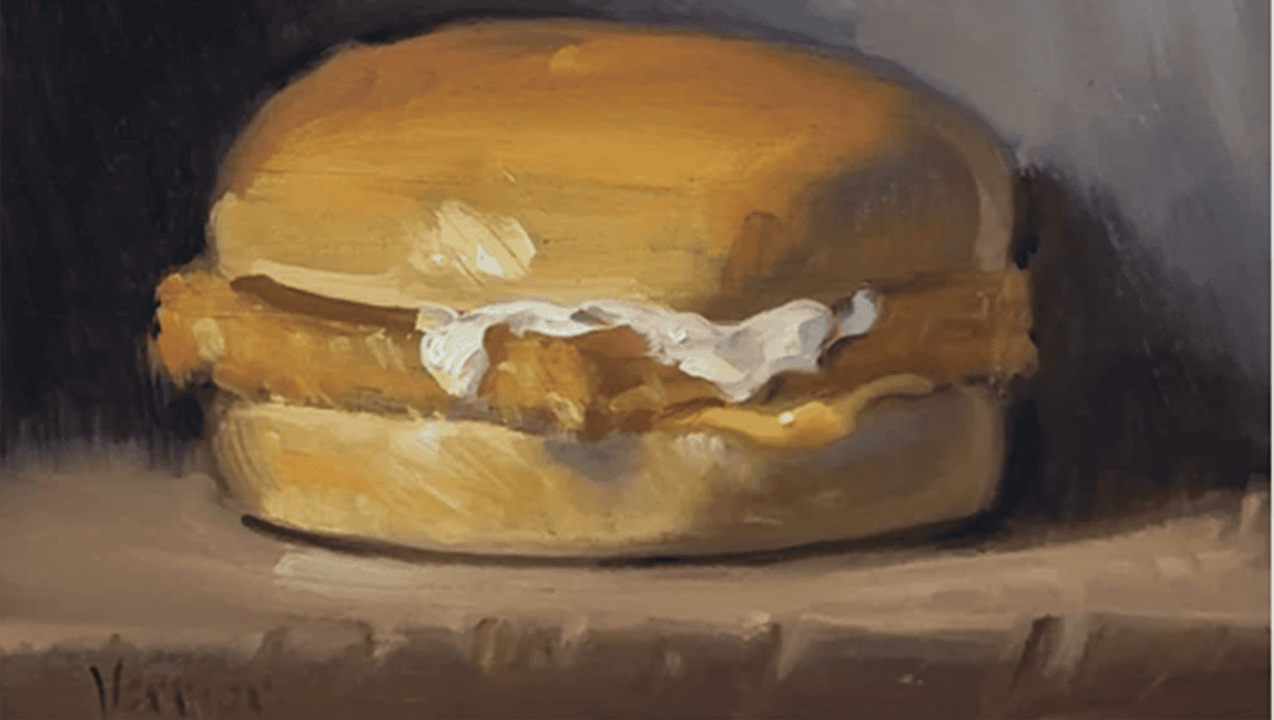 Filet-O-Fish as art? Food painter Noah Verrier finds his niche | cllct