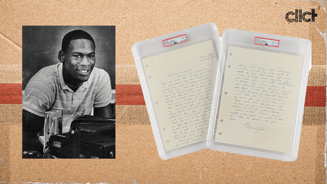 Michael Jordan's love letter from high school up for auction | cllct