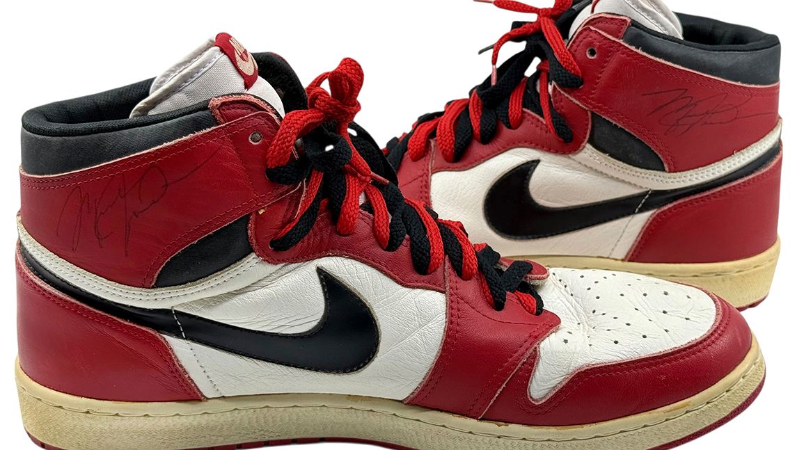 Original Air Jordan shoes from MJ's early career hit auction block | cllct