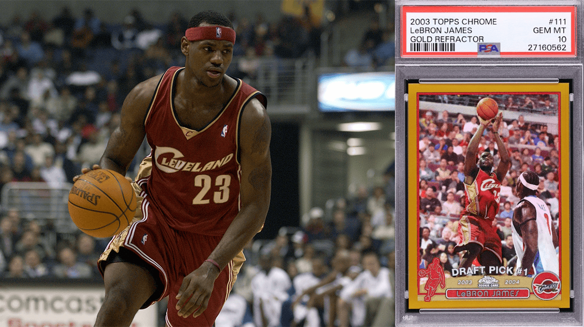 LeBron James Gold Refractor becomes first million-dollar card of 2026 ...