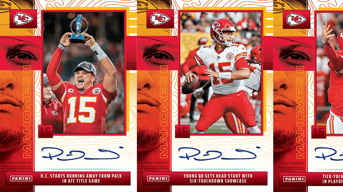 Patrick Mahomes autograph cards coming to Panini's 2025 products | cllct