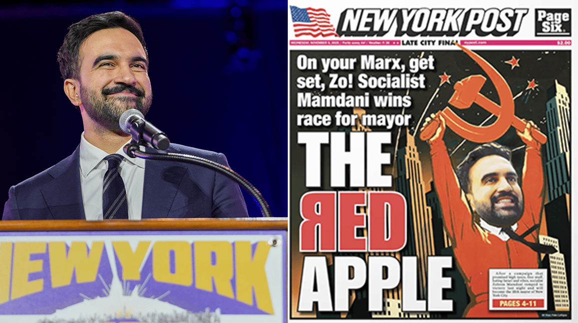 New York Post selling collectible cover for Zohran Mamdani’s victory ...