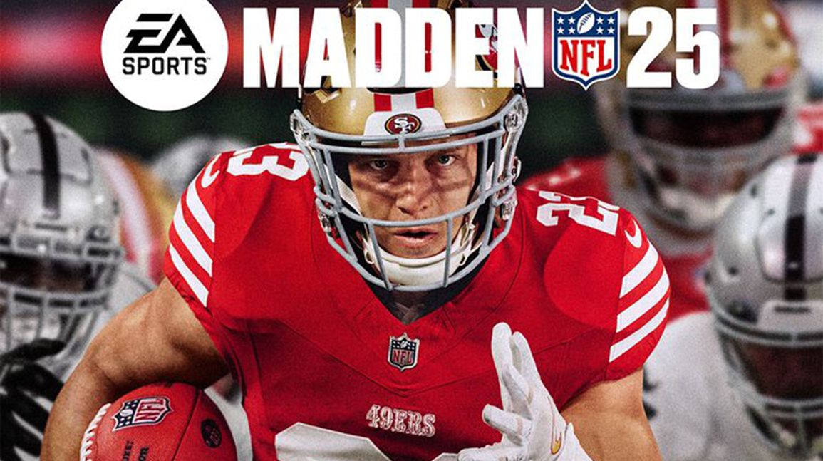 49ers' Christian McCaffrey featured on EA 'Madden NFL 25' cover | cllct