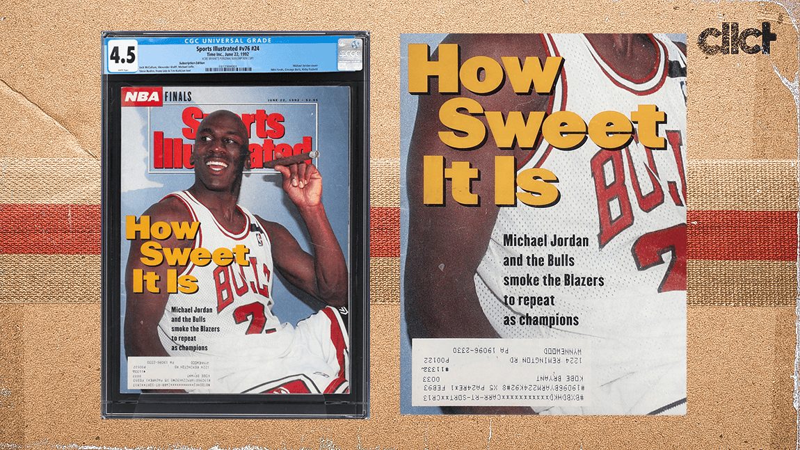 Kobe-Jordan connection helps 1992 Sports Illustrated issue sell for ...