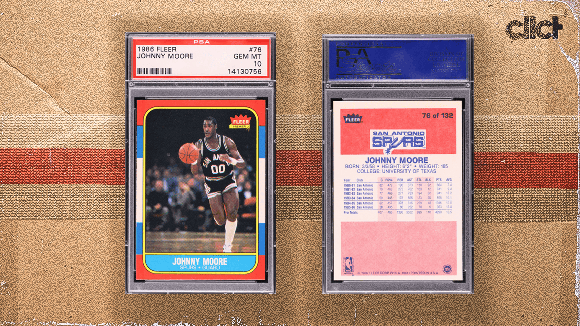 Why Johnny Moore soars with Michael Jordan in 1986 Fleer set | cllct
