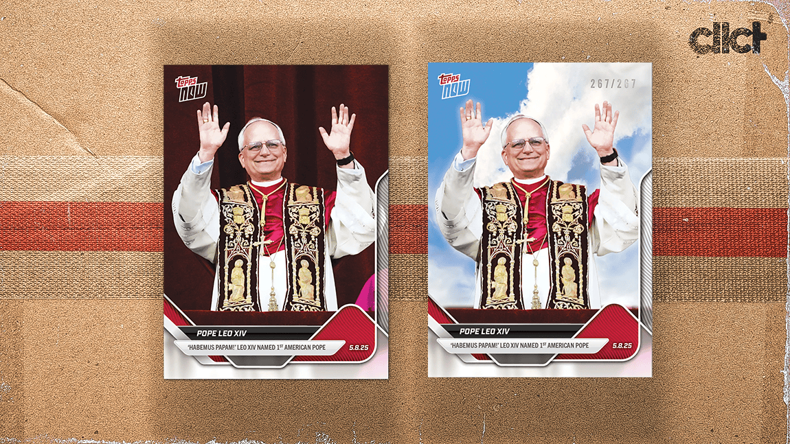 Pope Leo XIV card sets Topps NOW record with 133k sales | cllct