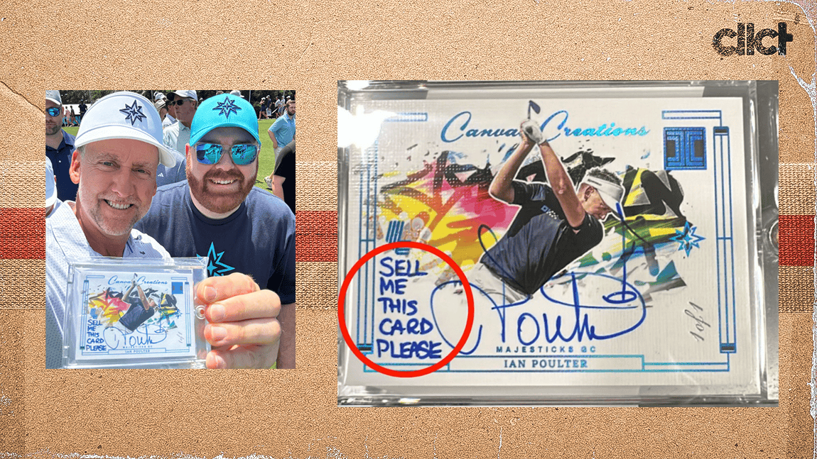 'Sell me this card:' Golfer Ian Poulter gets 1/1 auto card returned by ...