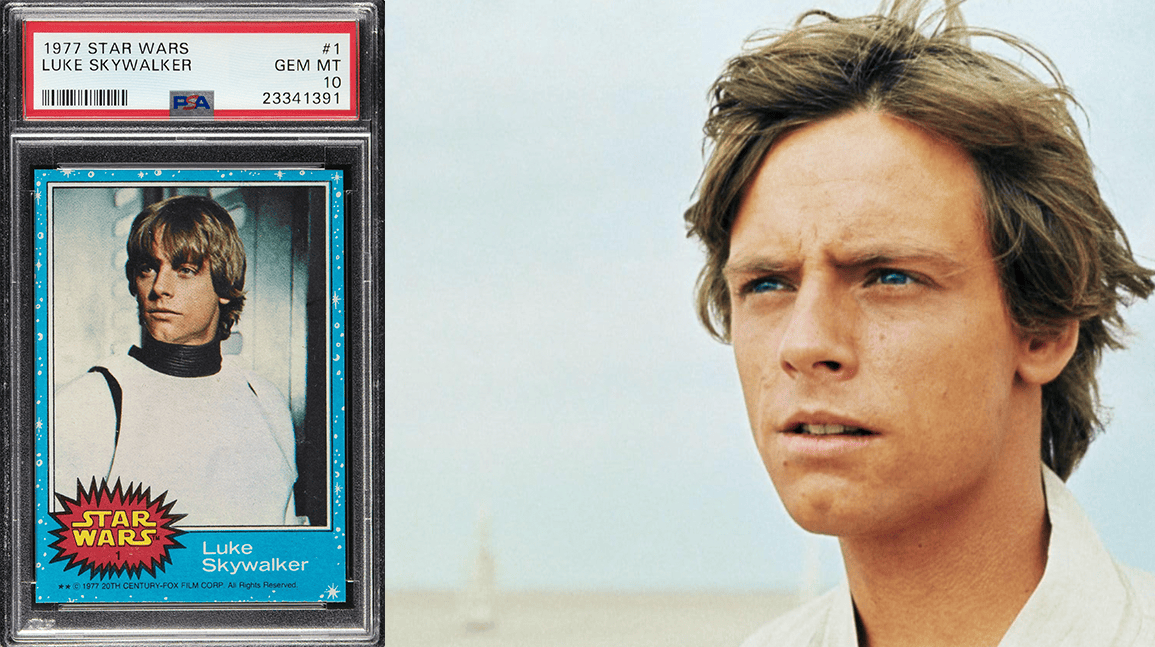 Luke Skywalker rookie card sells for record $268k | cllct