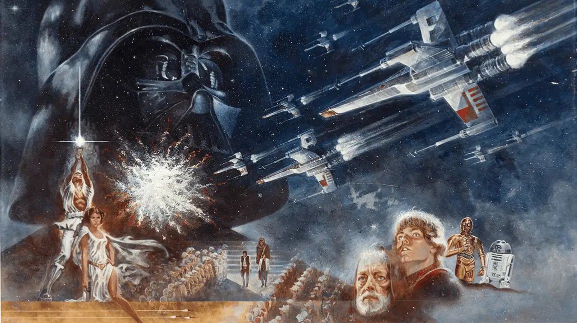 New 'Star Wars' record: Artwork from 'New Hope' sells for $3.875 ...