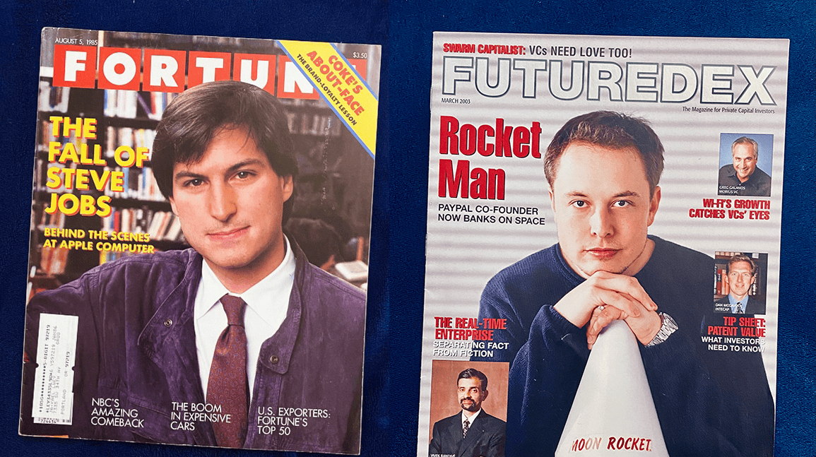 Tech magazines serve as "rookies" for Steve Jobs, Elon Musk, more | cllct