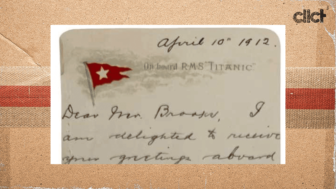 Letter written aboard the Titanic sells for record $400k | cllct